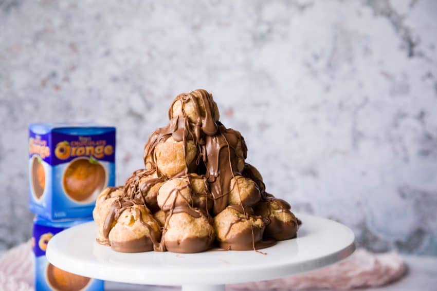 How To Make A Profiterole Tower | Amy Treasure