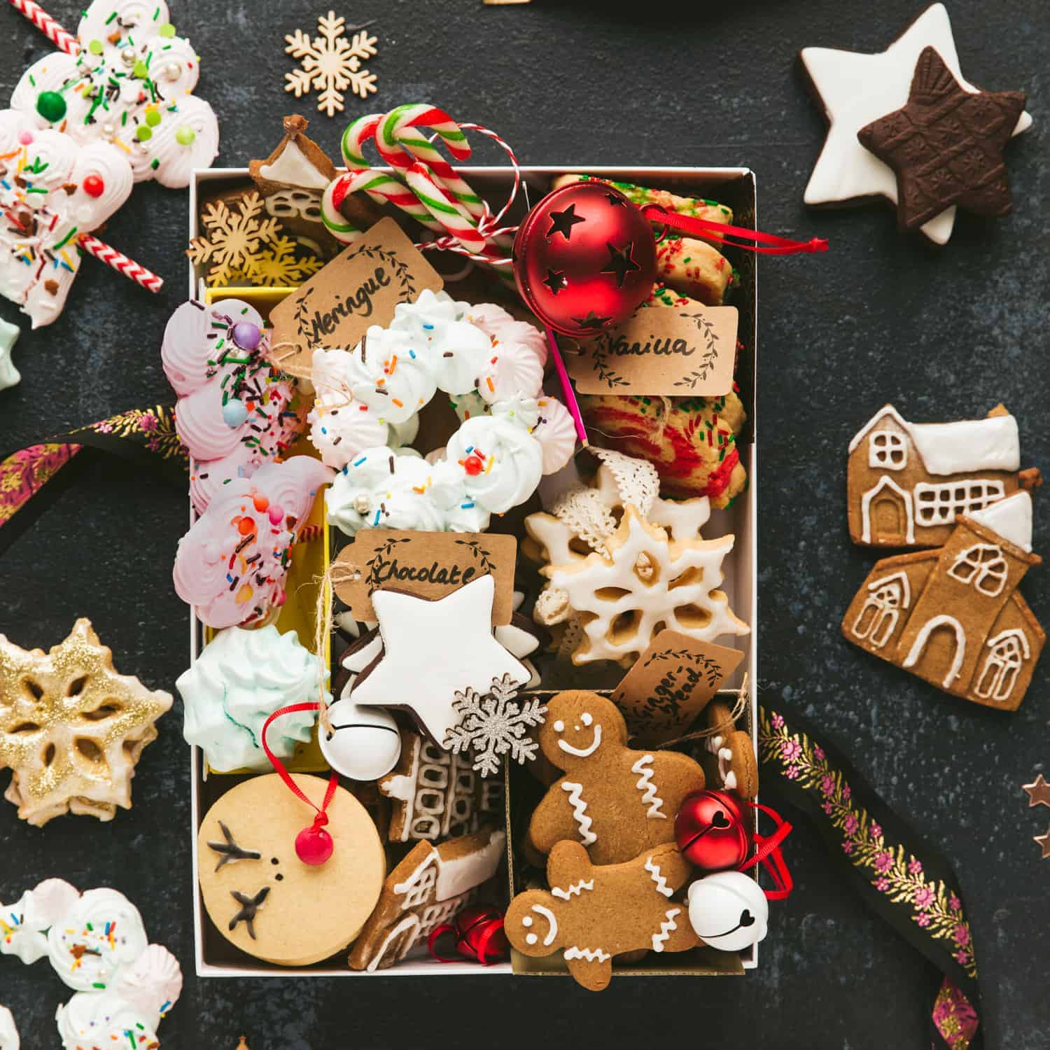 No-bake Reindeer Christmas Cheesecake | Amy Treasure