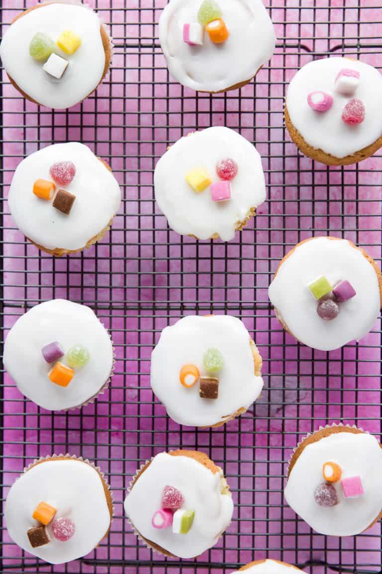 Really Easy Fairy Cakes With Water Icing - Amy Treasure