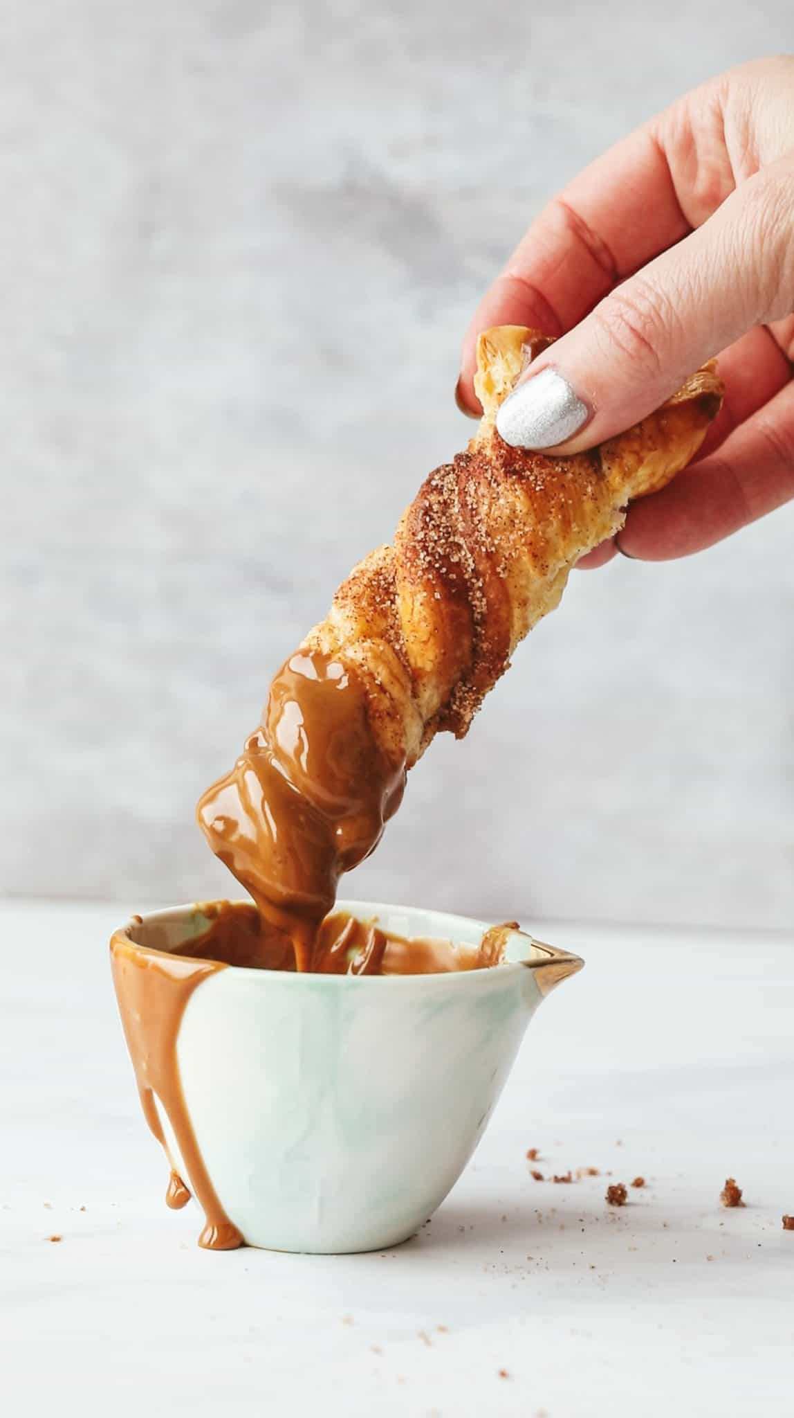 Lotus Biscoff Puff Pastry Christmas Tree | Amy Treasure