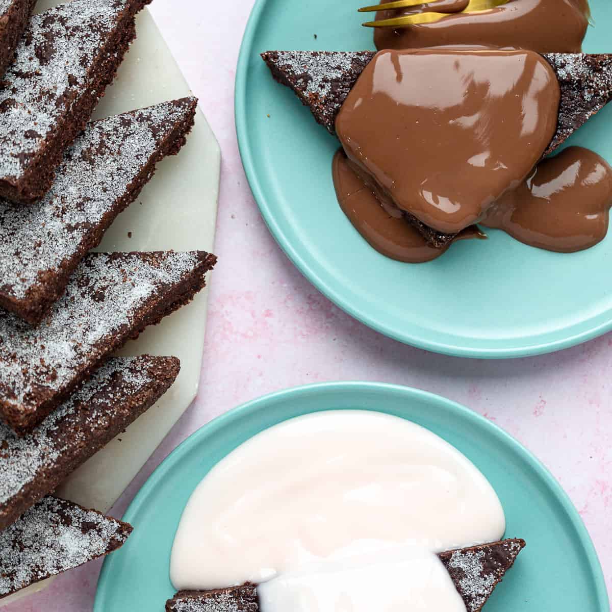 Chocolate Concrete a School Dinner Classic | Amy Treasure