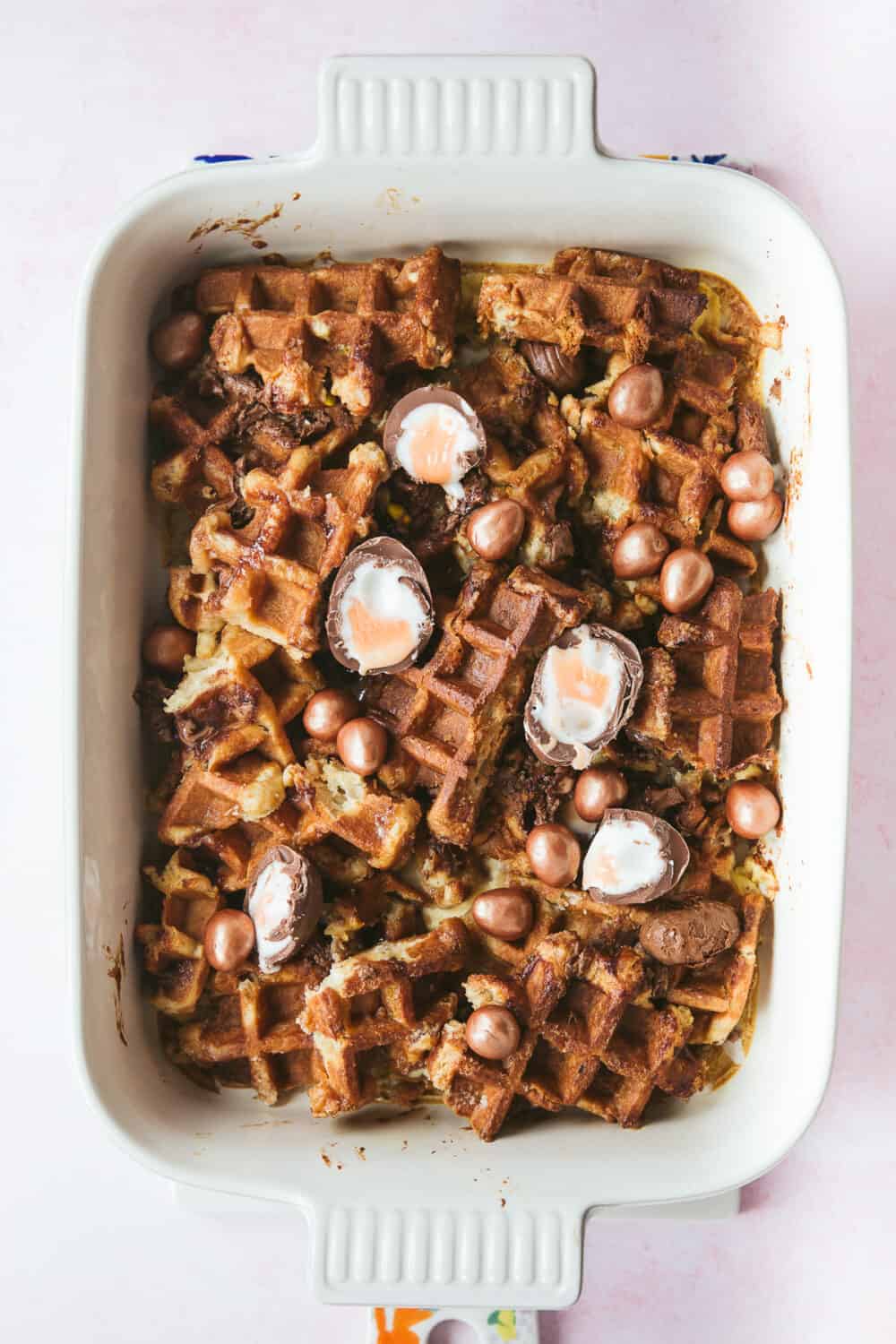 Easter Breakfast Waffles | Amy Treasure