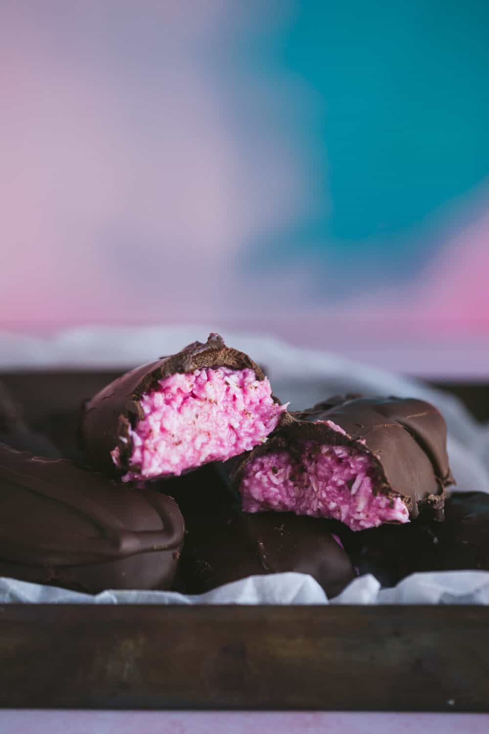Homemade Raspberry Ruffle Bars - Amy Treasure