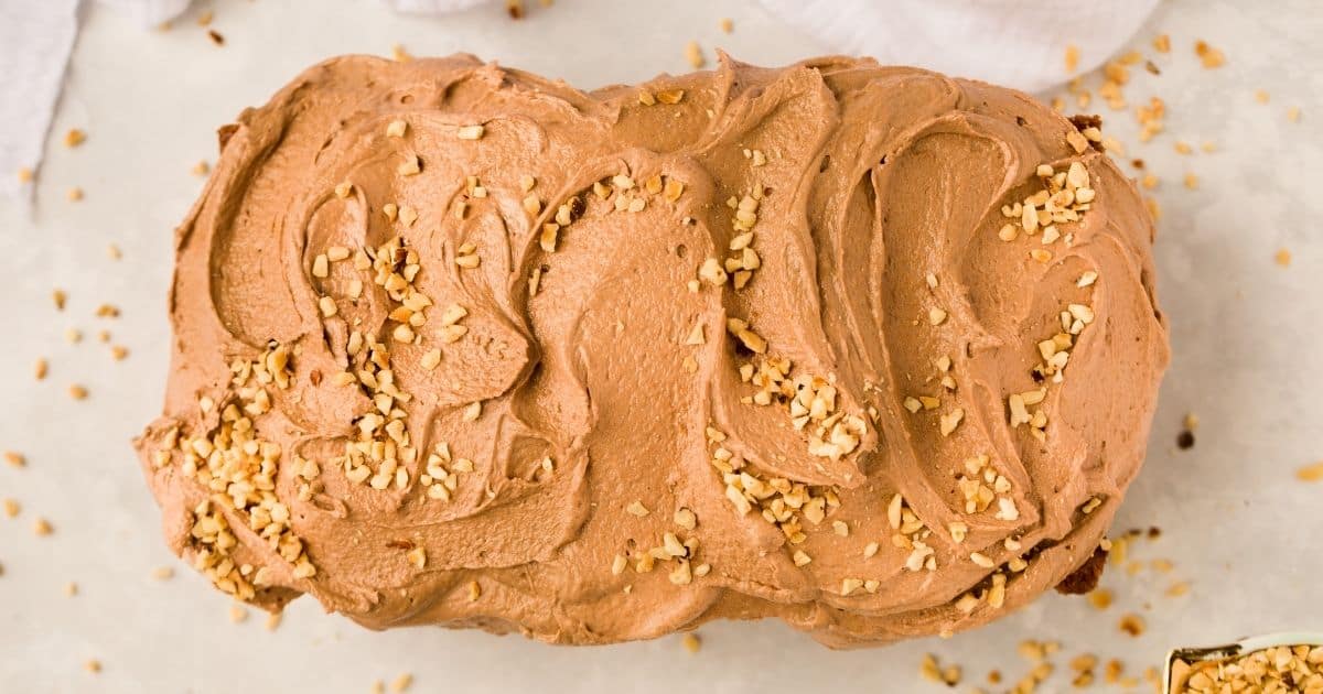 Nutella Loaf Cake | Amy Treasure