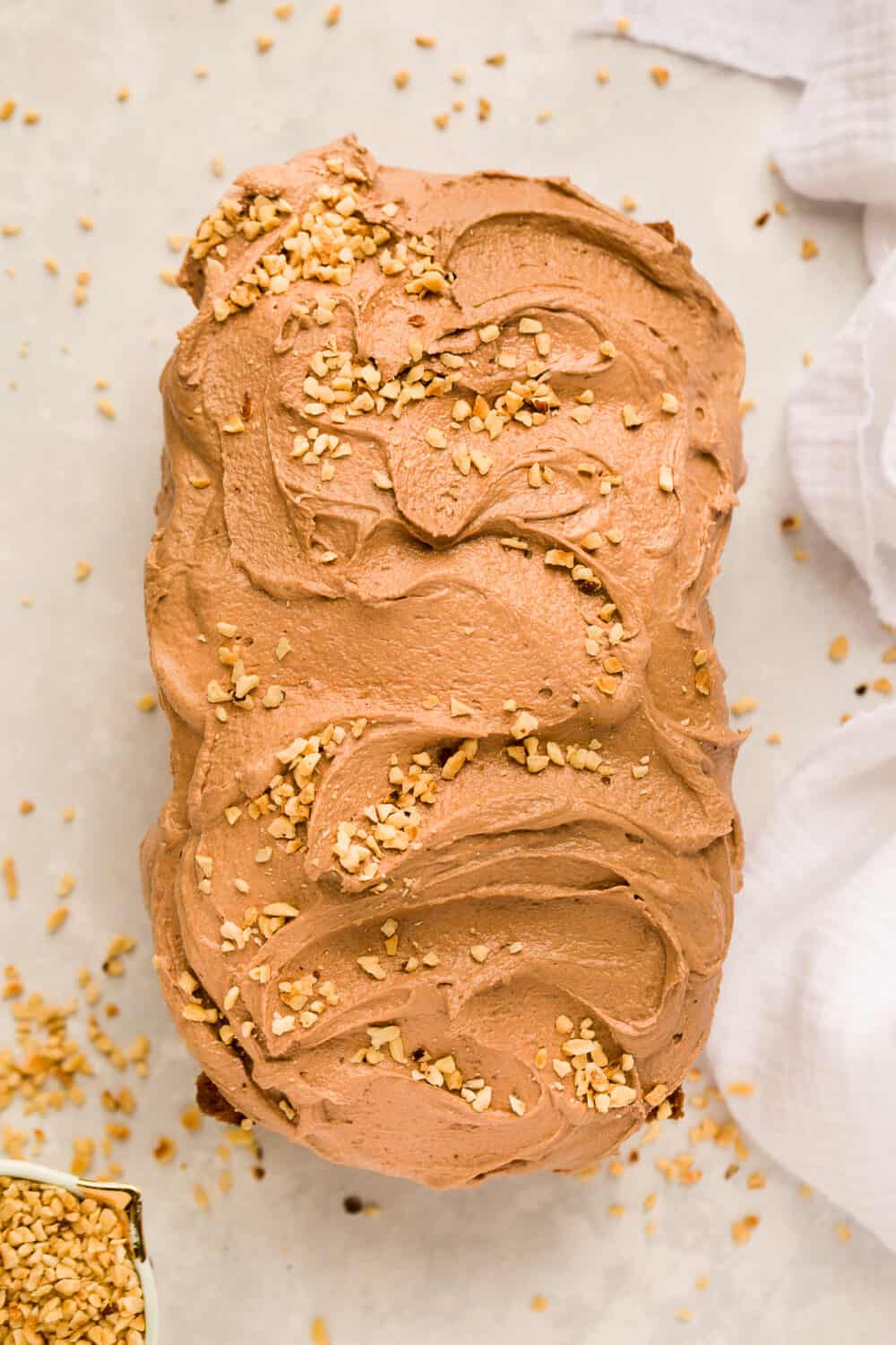 Nutella Loaf Cake - Amy Treasure